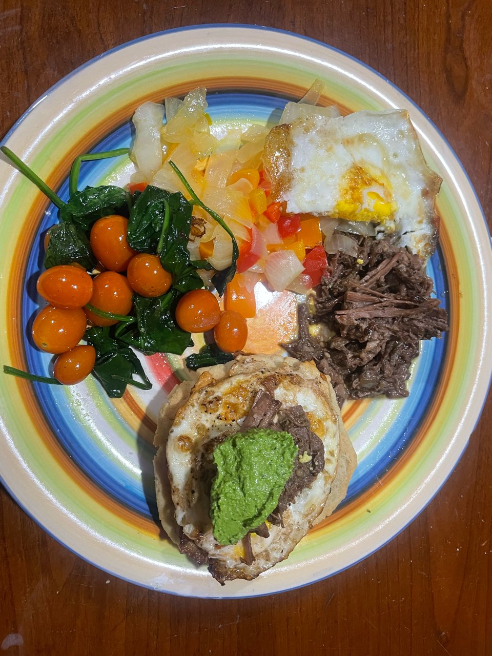 My clean out the refrigerator breakfast with egg, bob’s red mill grain ...