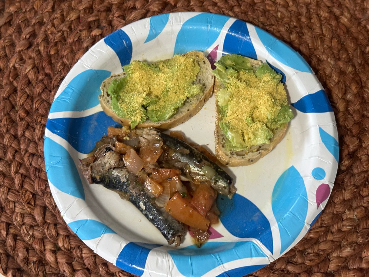 Sardines and mini avo toasts | Fooducate Diet Motivation