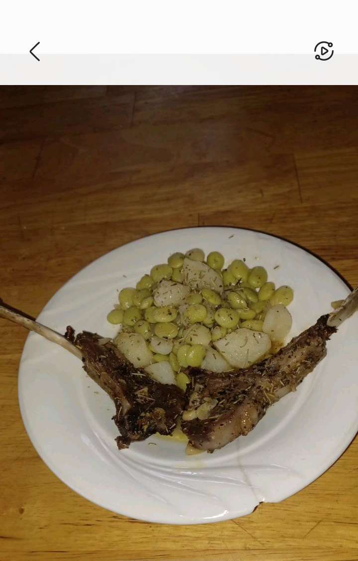 my granny had a bad experience with lamb chops at a restaurant she said ...