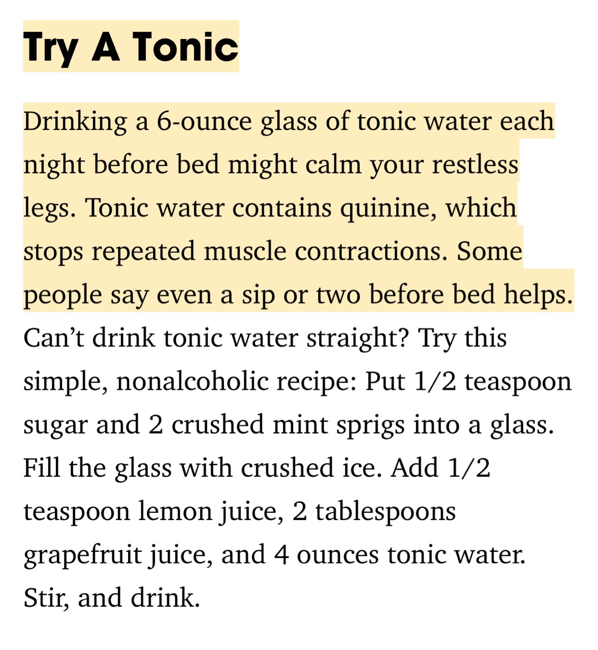 Woke up in a MEH mood this morning. I’ve been having a restless leg ...