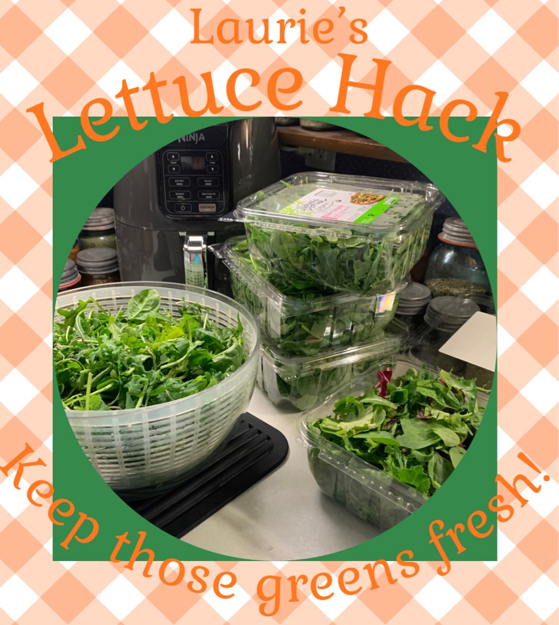 I thought I’d share a simple hack to keep your lettuce, spring mix, and ...