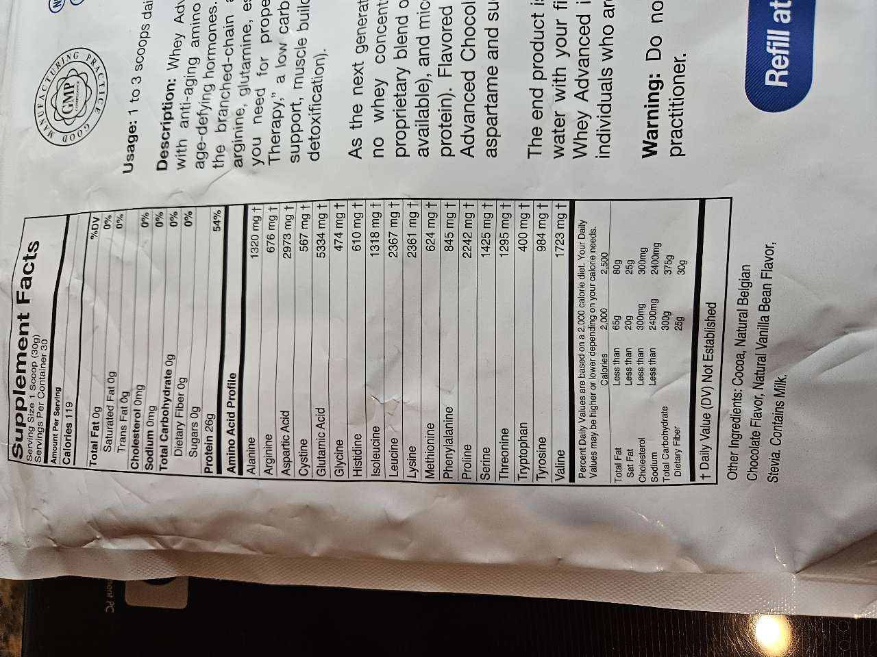 New protein drink launched available at Walmart. While the packaging ...