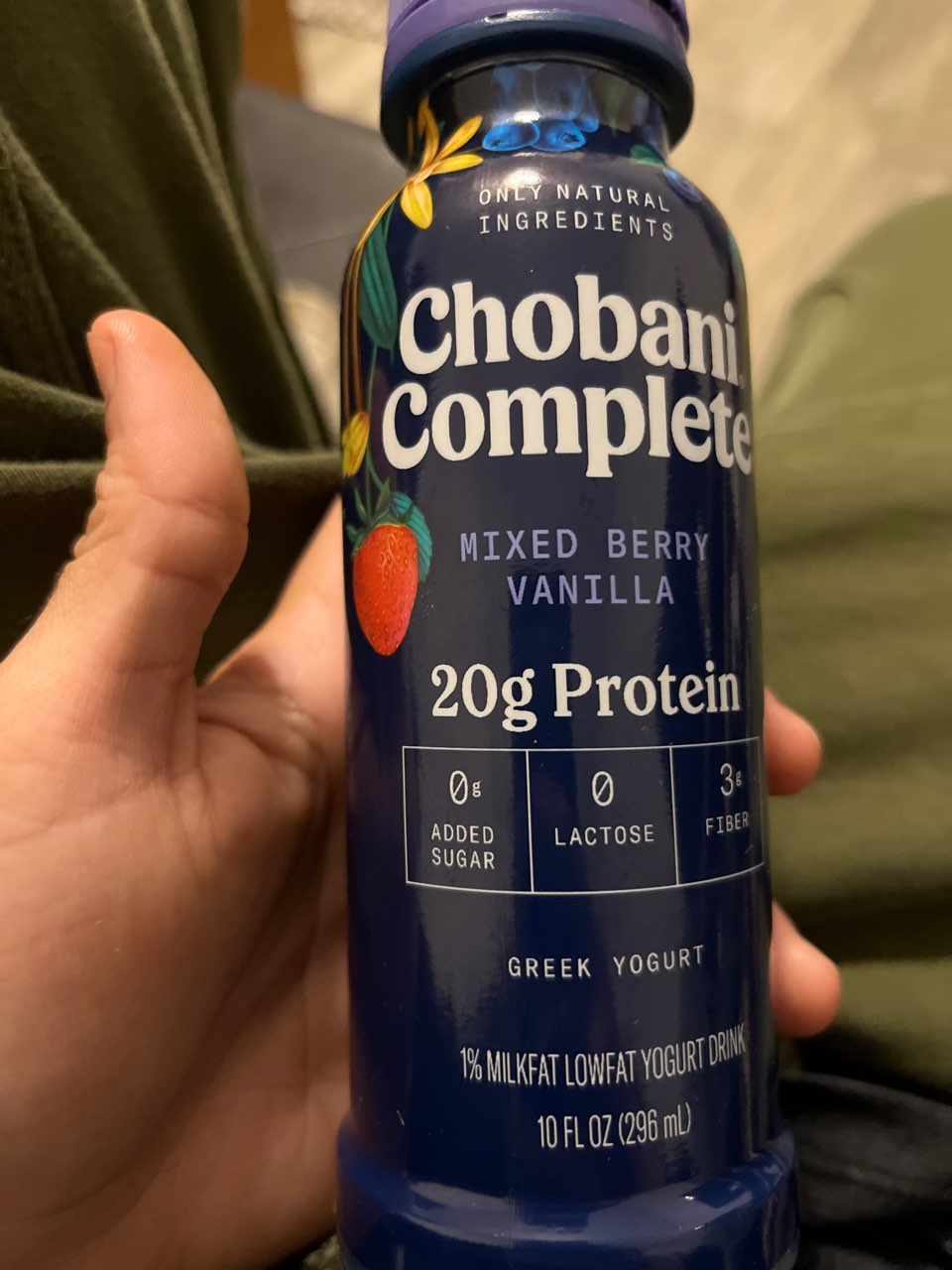 really quick way to feel full and get a lot of protein is the chobani ...