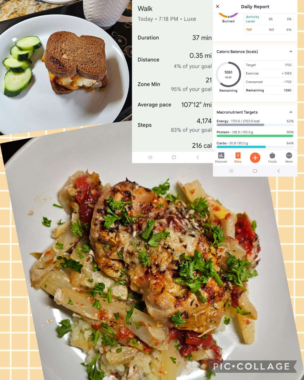 L ~~ Airfried fishwich w/wild Alaskan cod on Base Culture keto bread. D ...