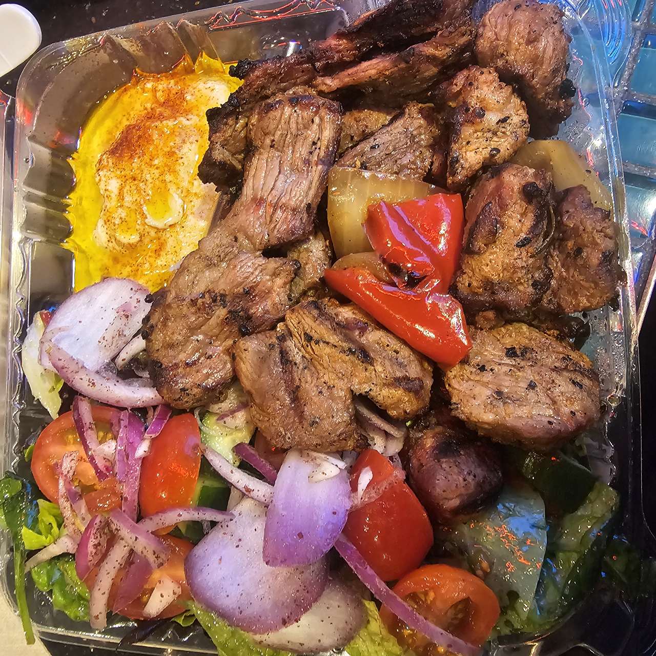 how I'm breaking fast this Ramadan. lamb plate | Fooducate Diet Motivation