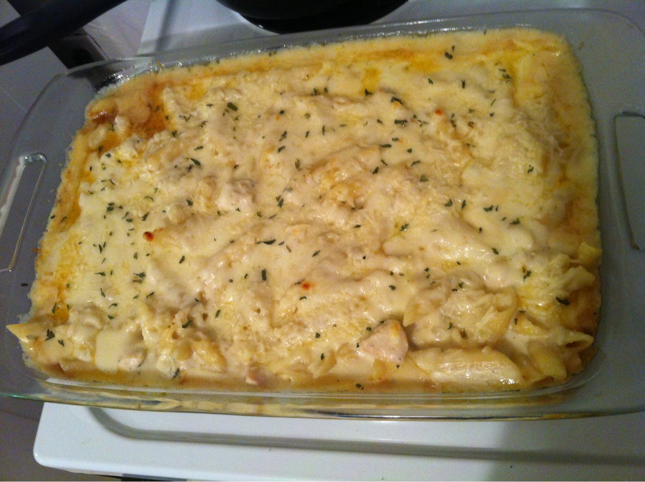 chicken fettuccine: Directions, calories, nutrition & more | Fooducate