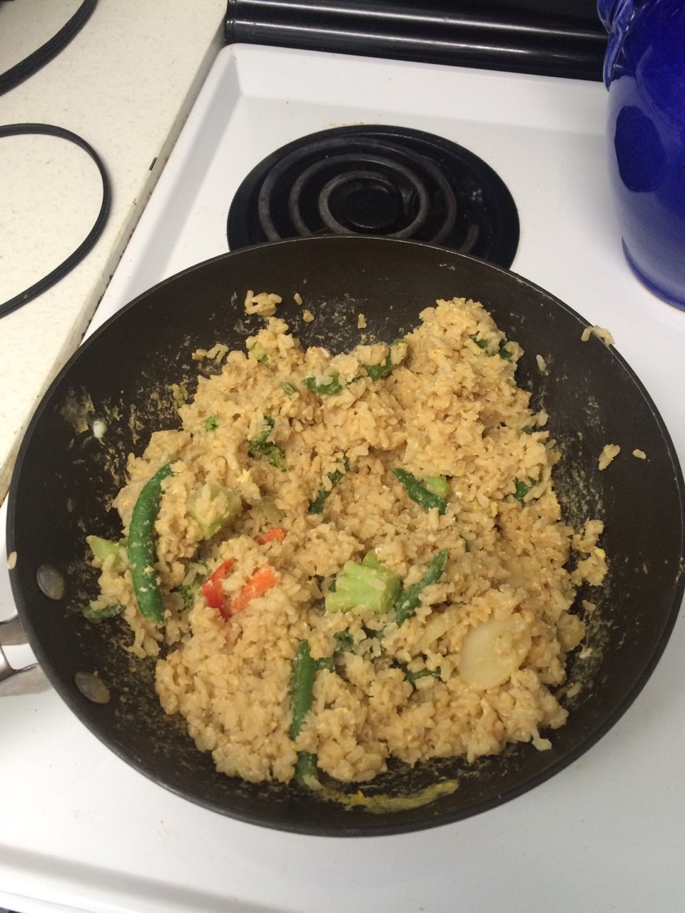 spicy gluten free fried rice: Directions, calories, nutrition & more ...
