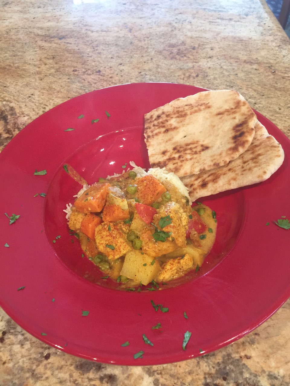 Susan's Indian chicken curry: Directions, calories, nutrition & more ...