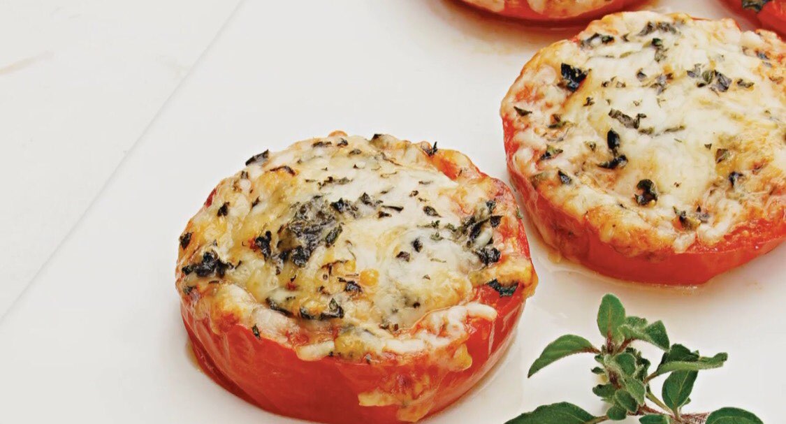 Parmesan tomatoes: Directions, calories, nutrition & more | Fooducate