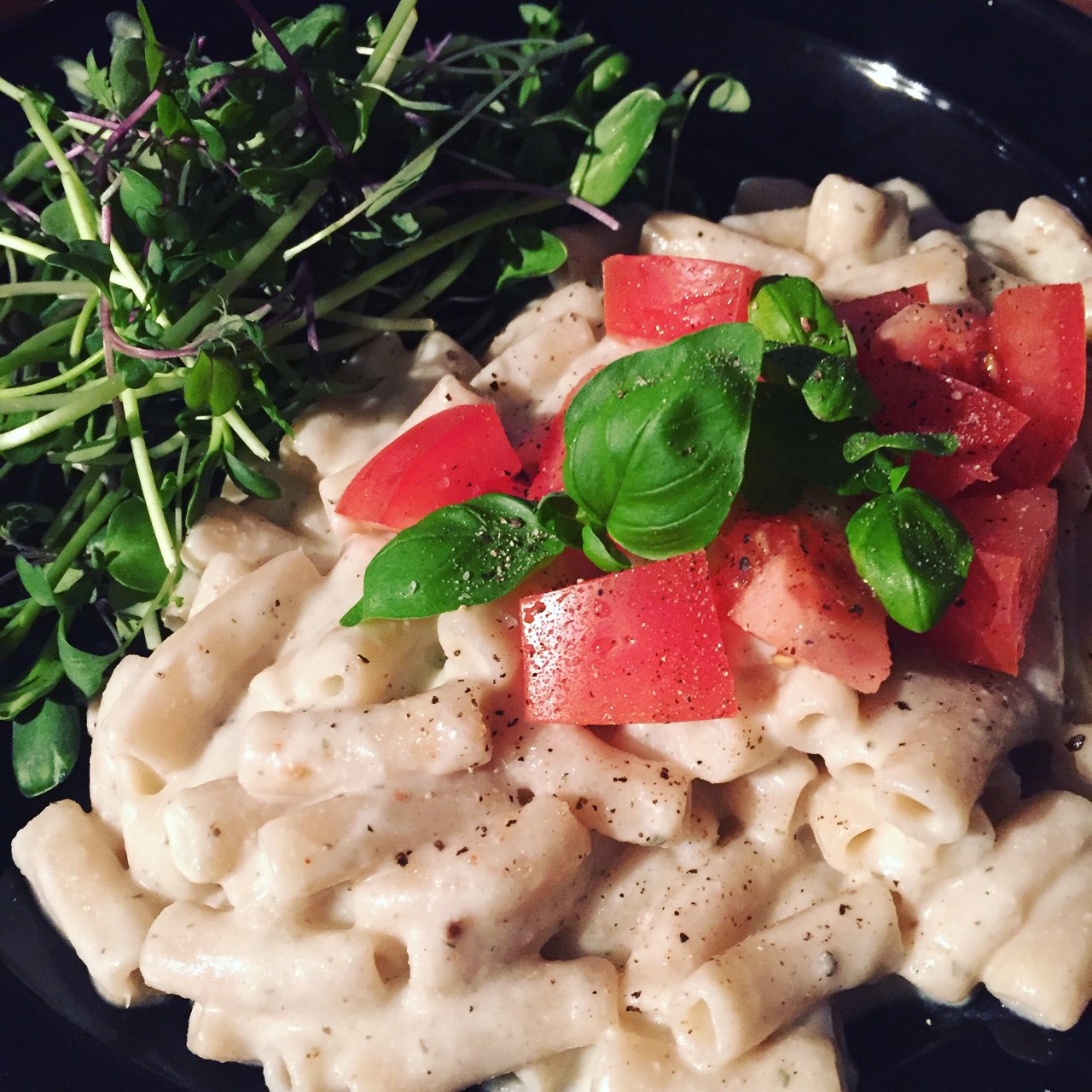 vegan Alfredo pasta: Directions, calories, nutrition & more | Fooducate
