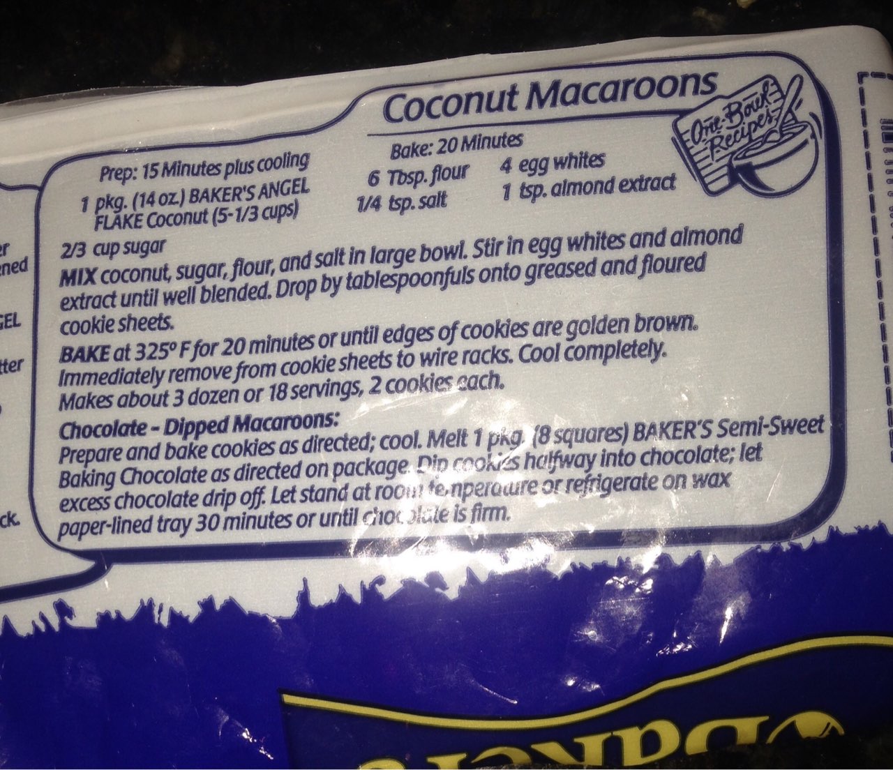 coconut macaroons: Directions, calories, nutrition & more | Fooducate