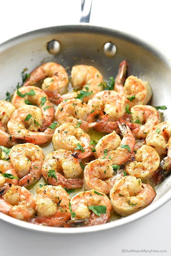 Easy Garlic Shrimp Directions Calories Nutrition More Fooducate