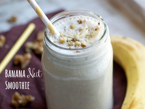 banana walnut smoothie: Directions, calories, nutrition & more | Fooducate