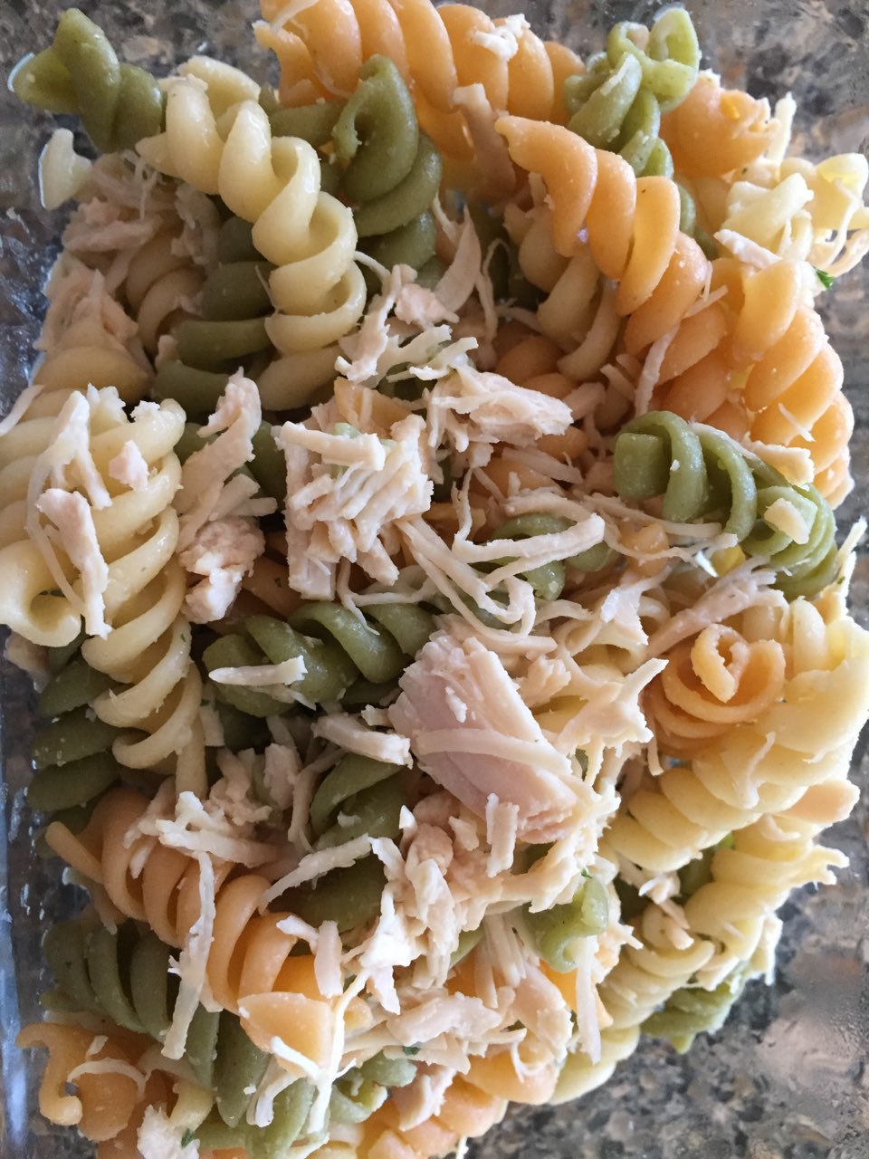 tricolored chicken pasta: Directions, calories, nutrition & more ...