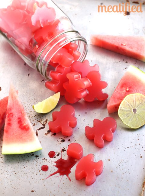 Homemade Sour Watermelon Gummies: Directions, calories, nutrition ...