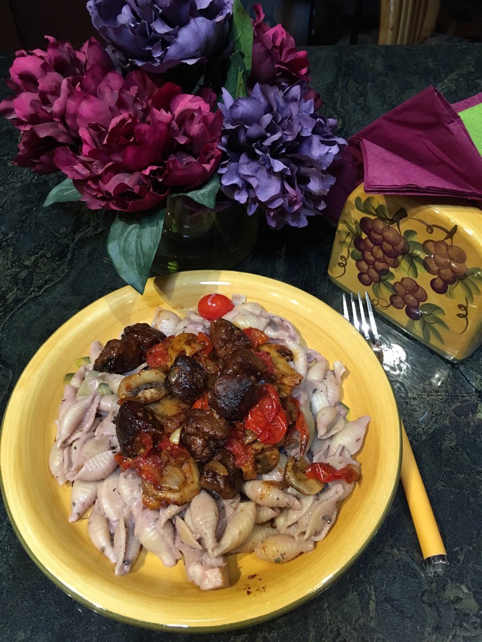 Beefless Tips Pasta w Vegetarian: Directions, calories, nutrition ...