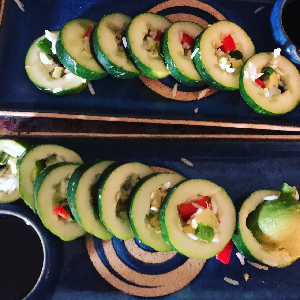 Cucumber Veggie Sushi: Directions, calories, nutrition & more | Fooducate
