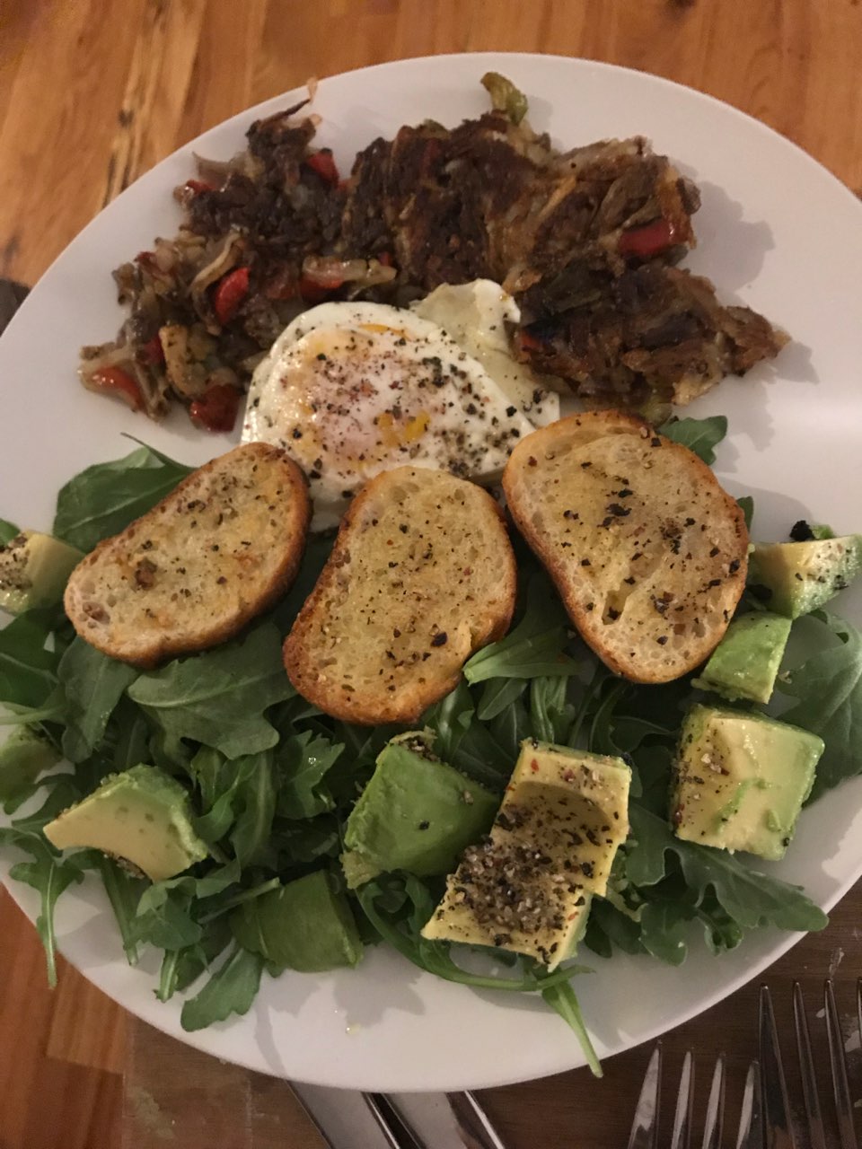 rainbow hash and eggs: Directions, calories, nutrition & more | Fooducate