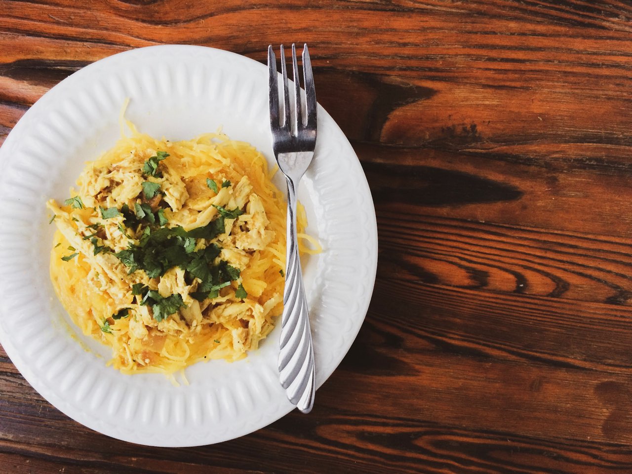 Chicken Curry Spaghetti Squash!: Directions, calories, nutrition & more ...