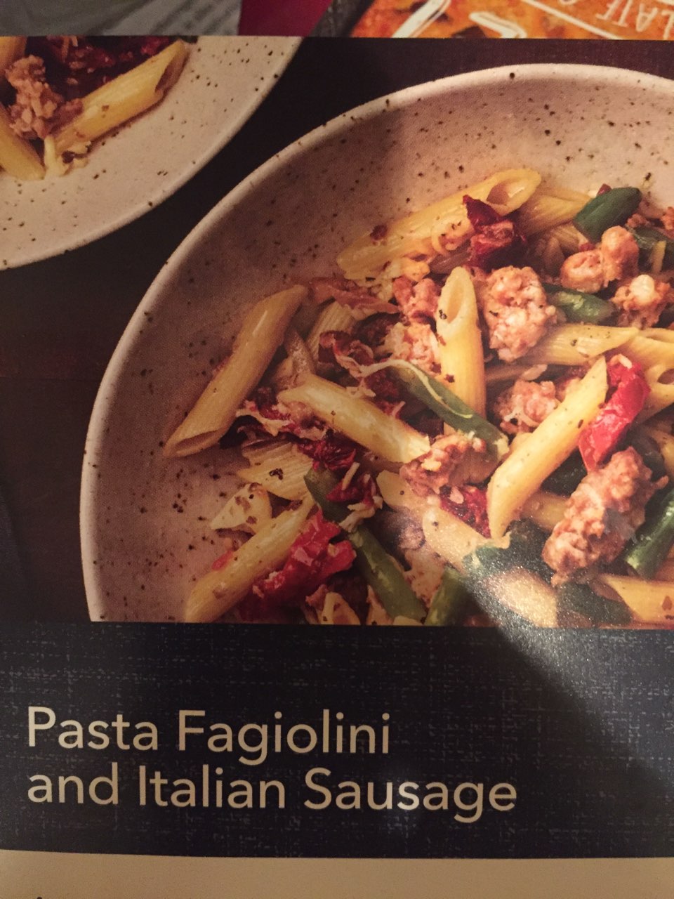 Pasta Fagiolini and Italian Sausage: Directions, calories, nutrition ...