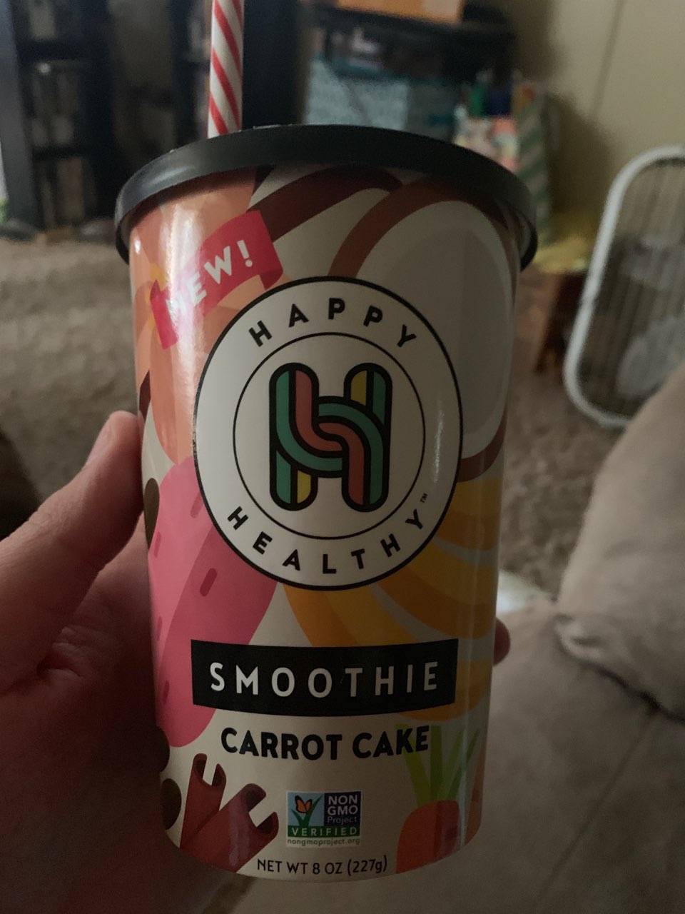 happy healthy smoothie carrot cake: Directions, calories, nutrition ...