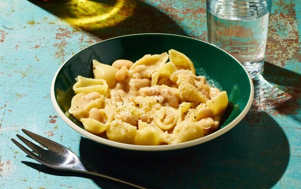 Cannellini-Bean Pasta With Beurre Blanc: Directions, calories ...