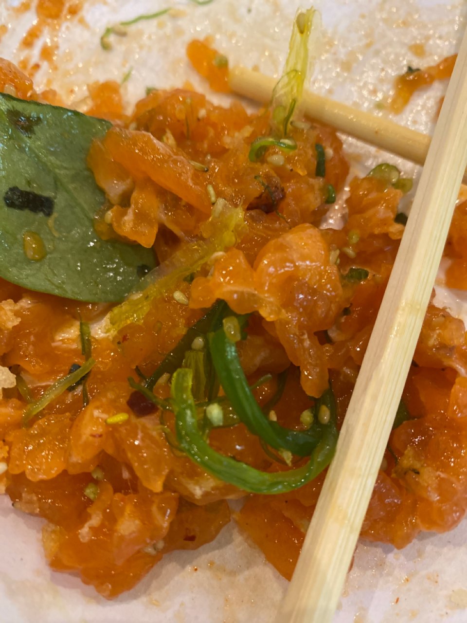 salmon tower: Directions, calories, nutrition & more | Fooducate