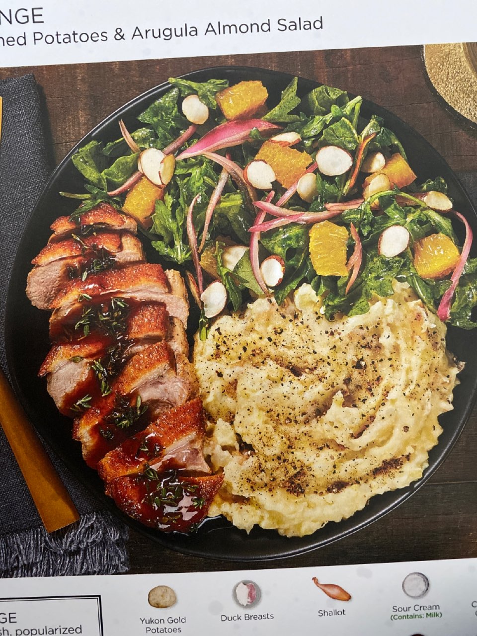 Hello Fresh Duck A L’Orange: Directions, calories, nutrition & more ...