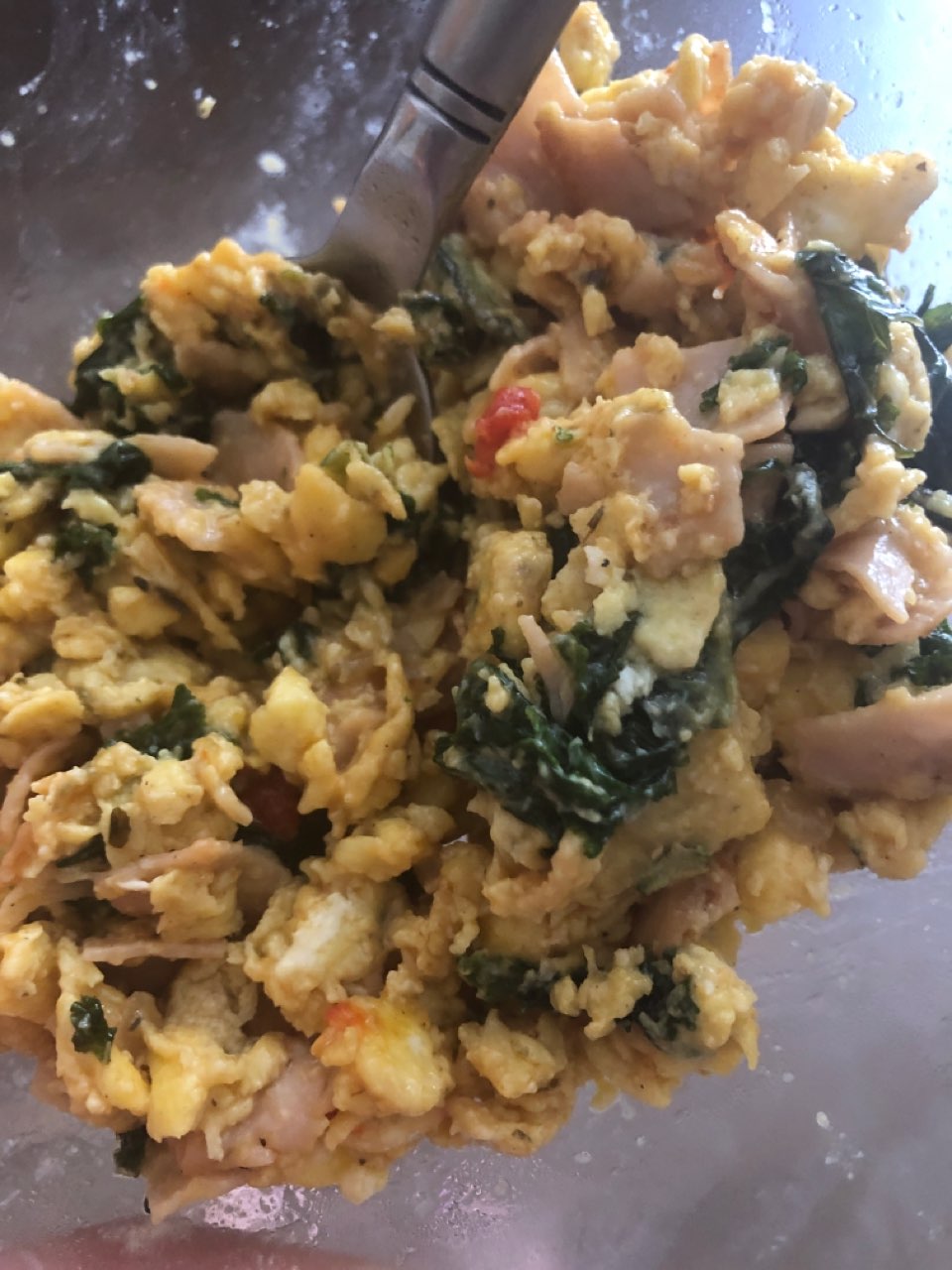 Turkey Kale Scramble: Directions, calories, nutrition & more | Fooducate