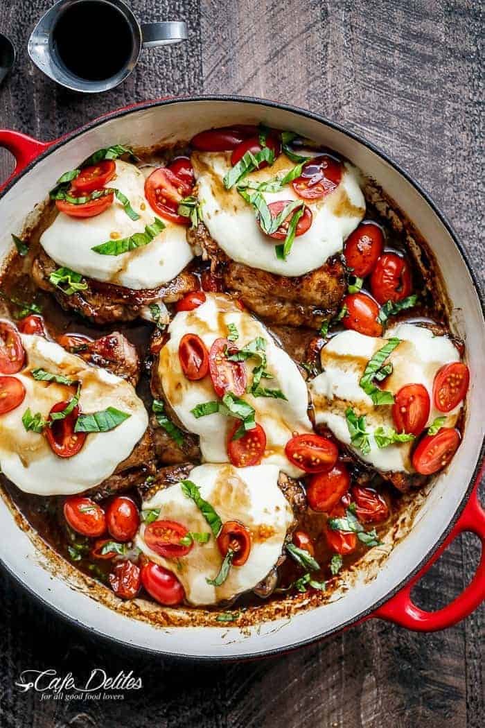 Balsamic Glazed Caprese Chicken: Directions, calories, nutrition & more ...