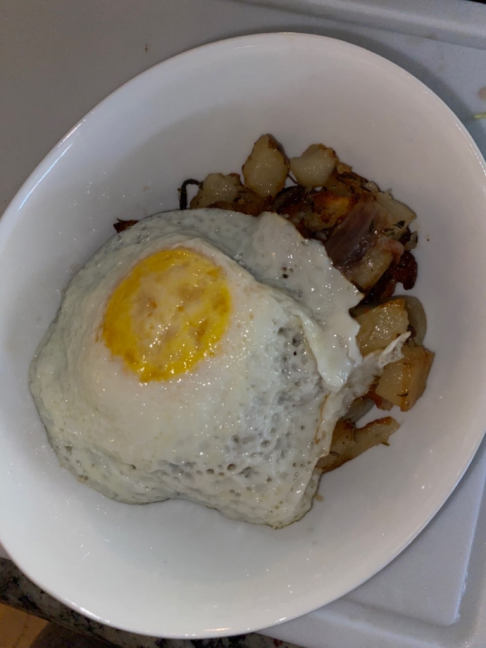 breakfast scramble: Directions, calories, nutrition & more | Fooducate