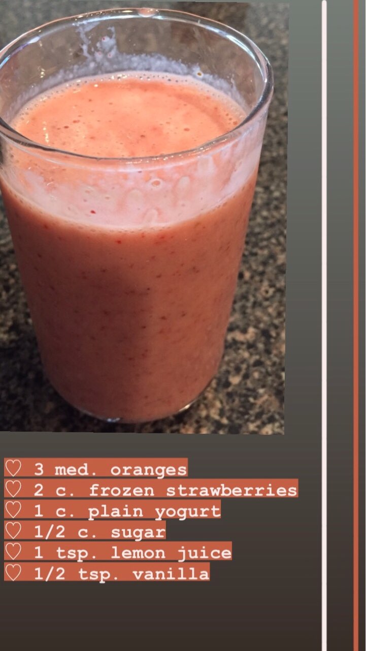 Strawberry Orange Smoothie: Directions, calories, nutrition & more ...