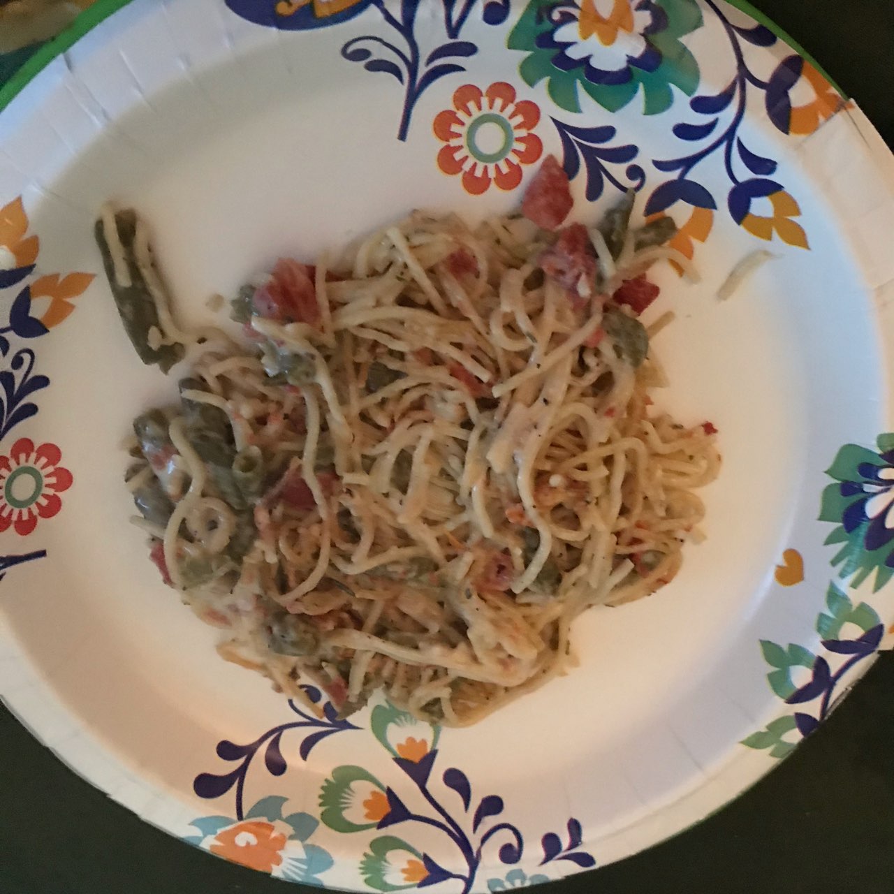 spaghetti saute: Directions, calories, nutrition & more | Fooducate