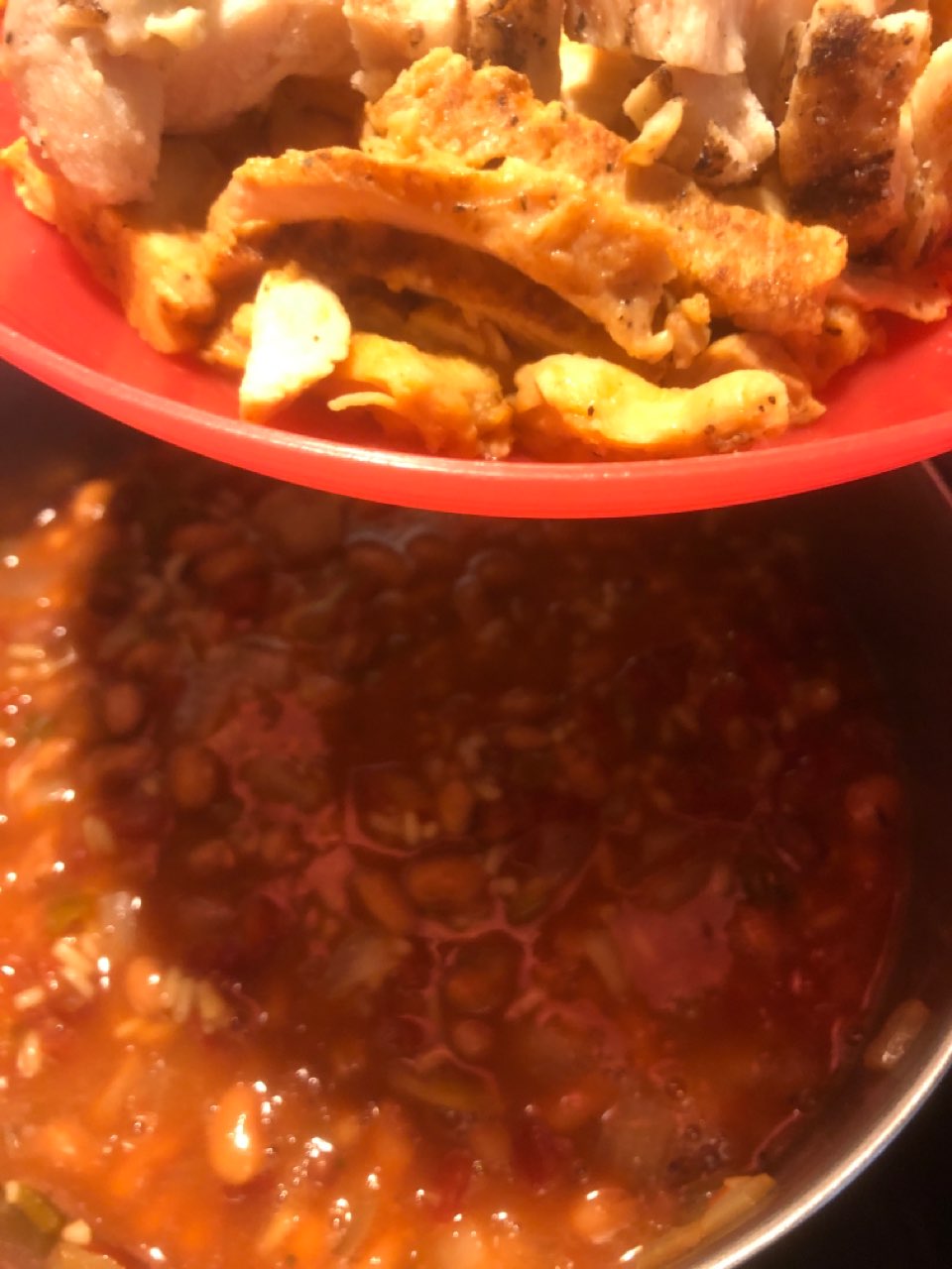 Mexican beans, rice, and chicken (diabetic friendly :): Directions ...