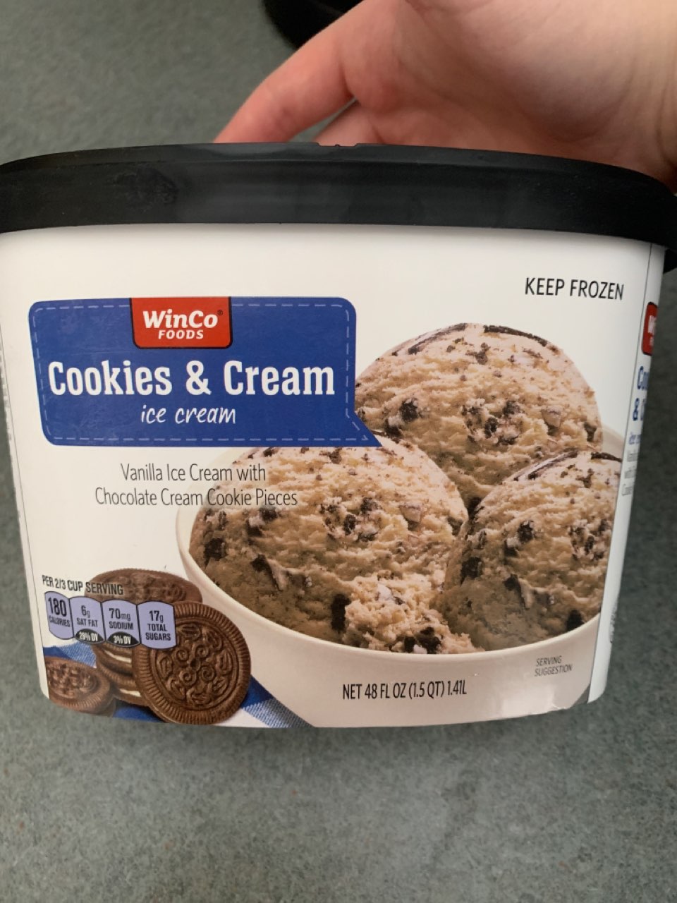 cookies and cream ice cream: Directions, calories, nutrition & more ...