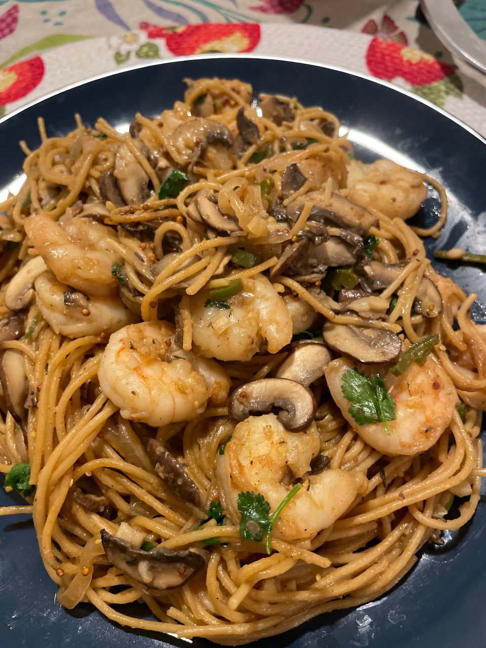 shrimp mushrooms pasta: Directions, calories, nutrition & more | Fooducate