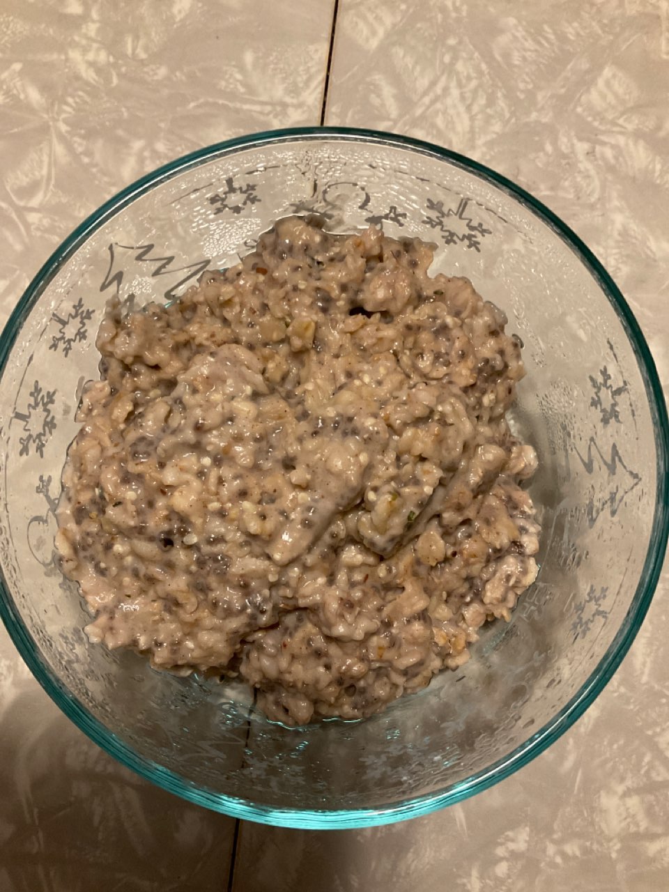 Oatmeal with Flax, Hemp and Chia: Directions, calories, nutrition ...