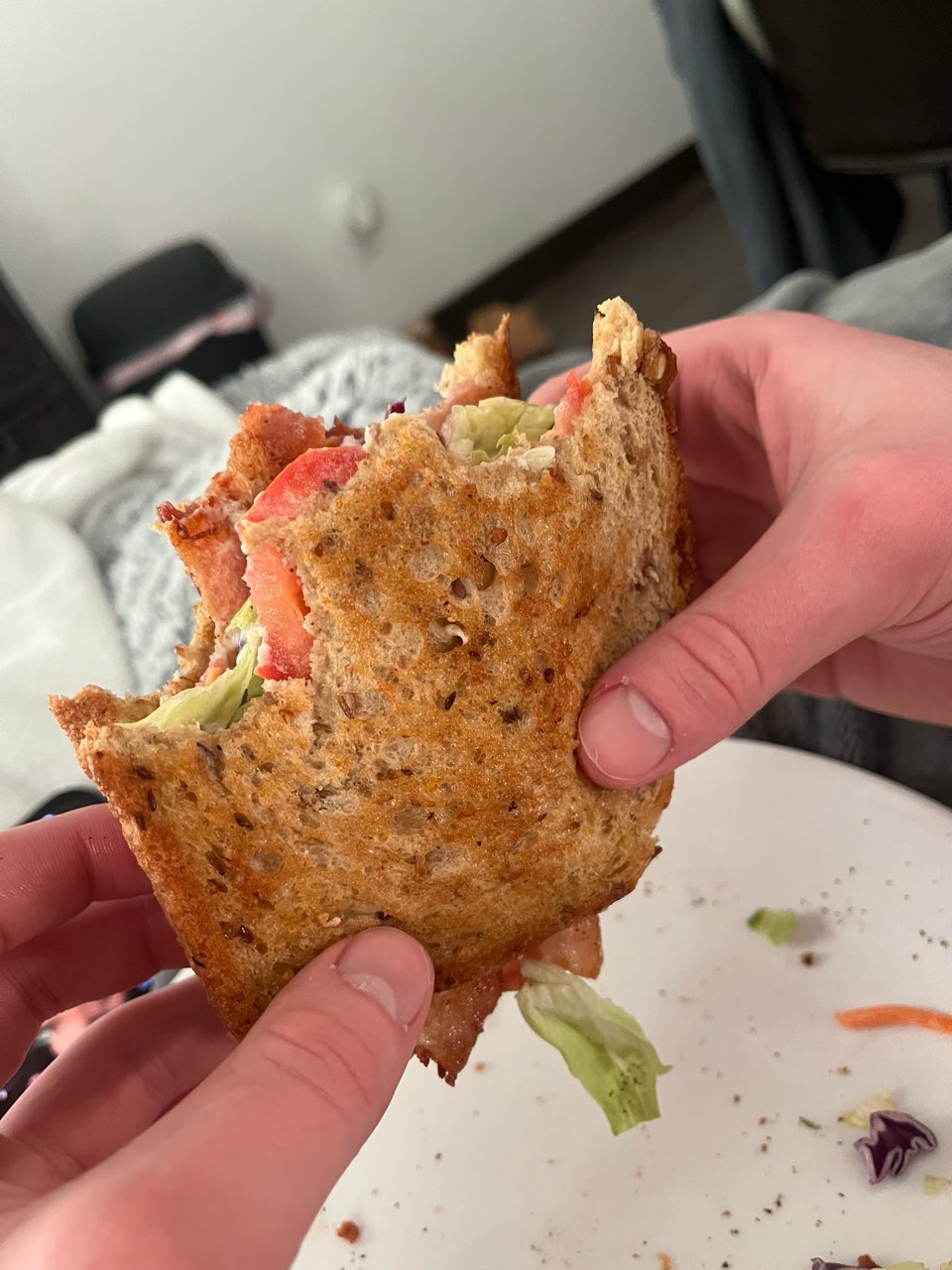 BLT on Whole Wheat: Directions, calories, nutrition & more | Fooducate