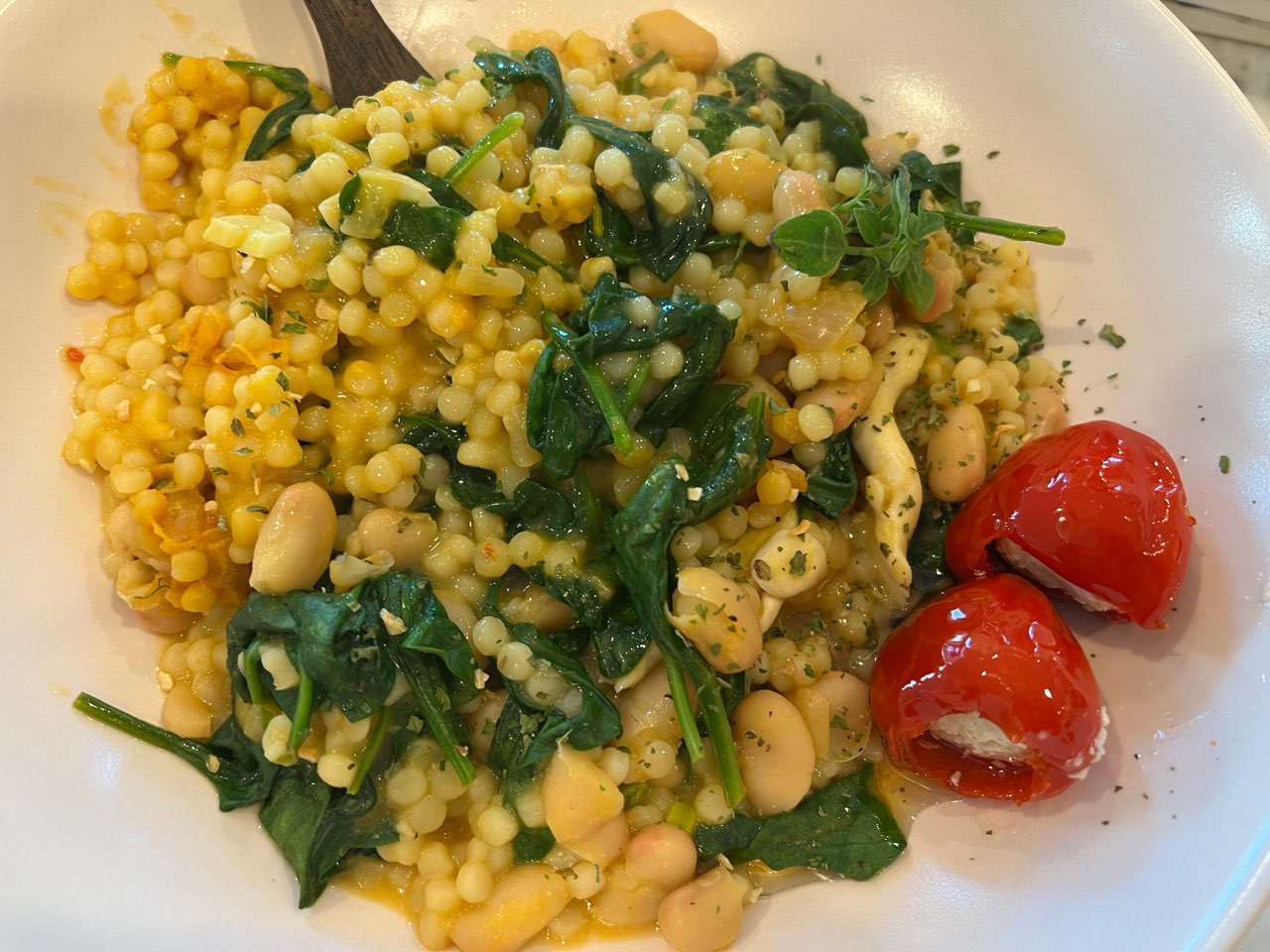 Creamy Couscous and Beans: Directions, calories, nutrition & more ...