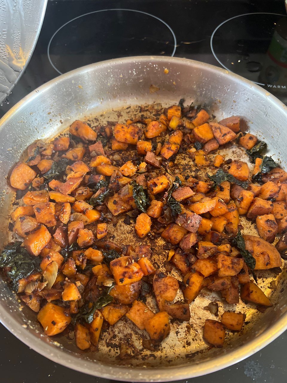 sweet potato kale hash: Directions, calories, nutrition & more | Fooducate