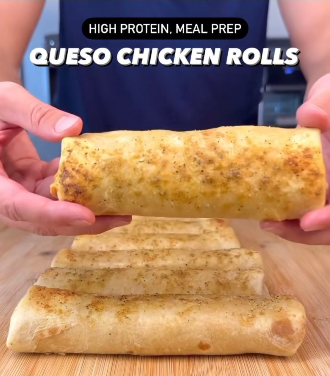 High Protien Queso Chicken Rolls: Directions, calories, nutrition ...