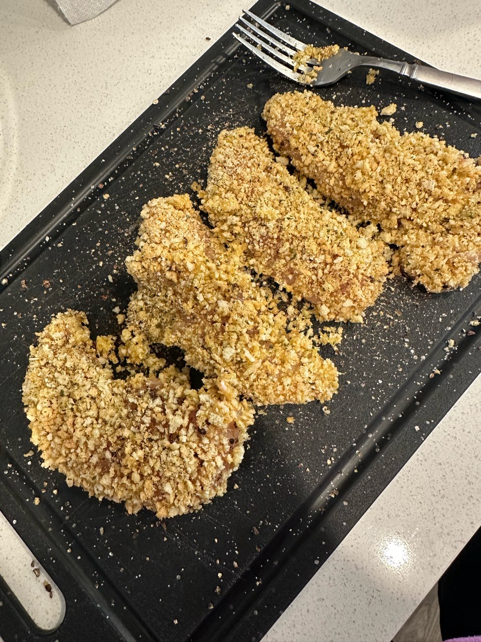 Parmesan crusted chicken: Directions, calories, nutrition & more ...