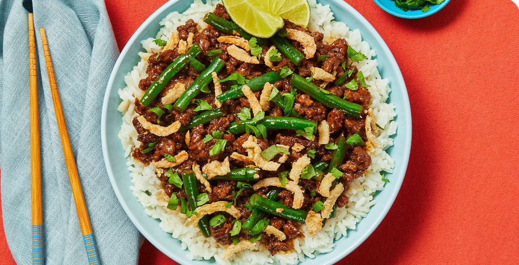 Hello Fresh Sweet Chille Beef & Green Bean: Directions, calories ...