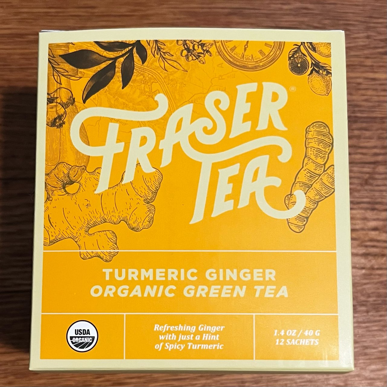 Fraser tea - turmeric ginger + honey: Directions, calories, nutrition ...