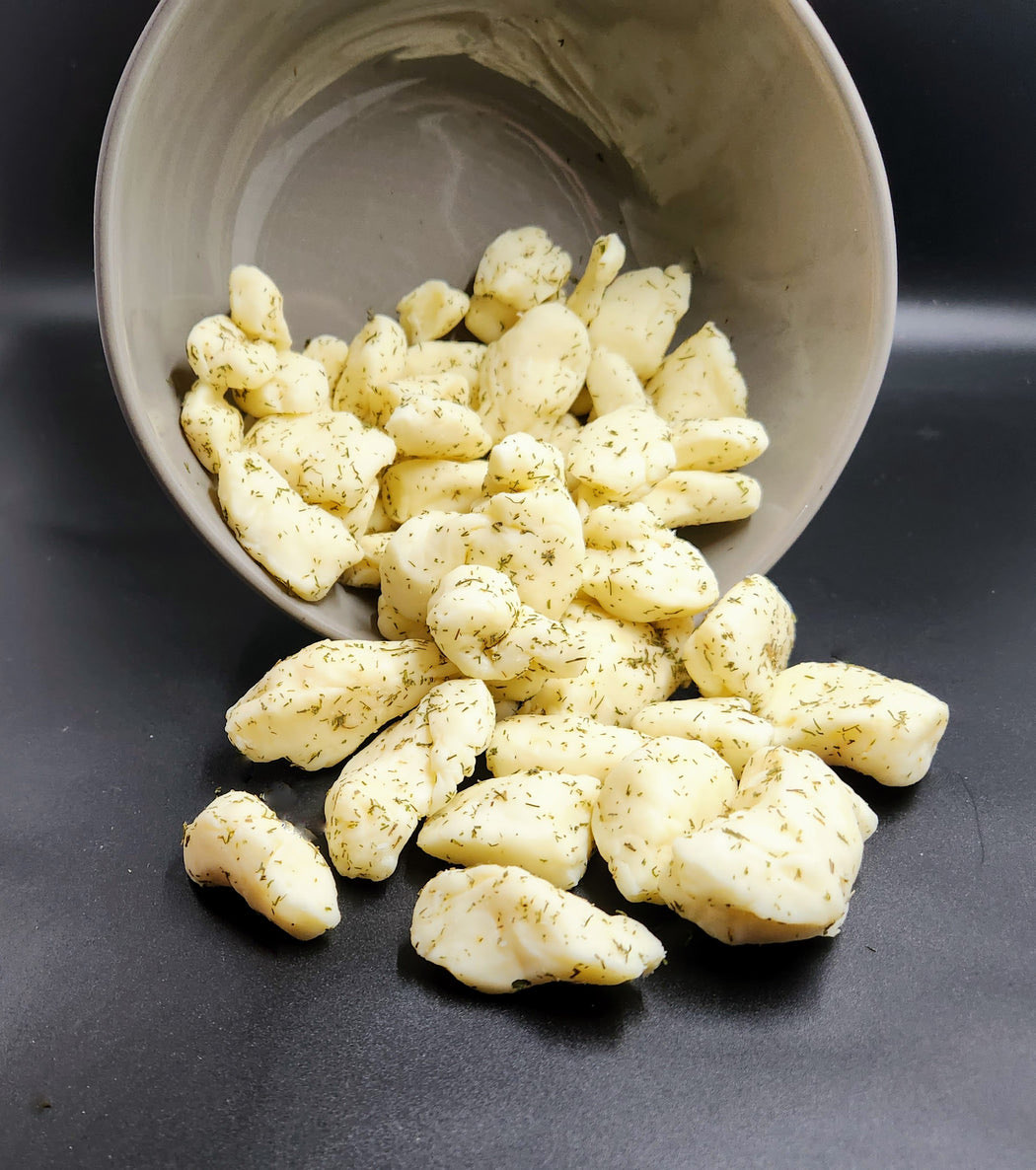 garlic dill cheese curds from Frankenmuth MI: Directions, calories ...