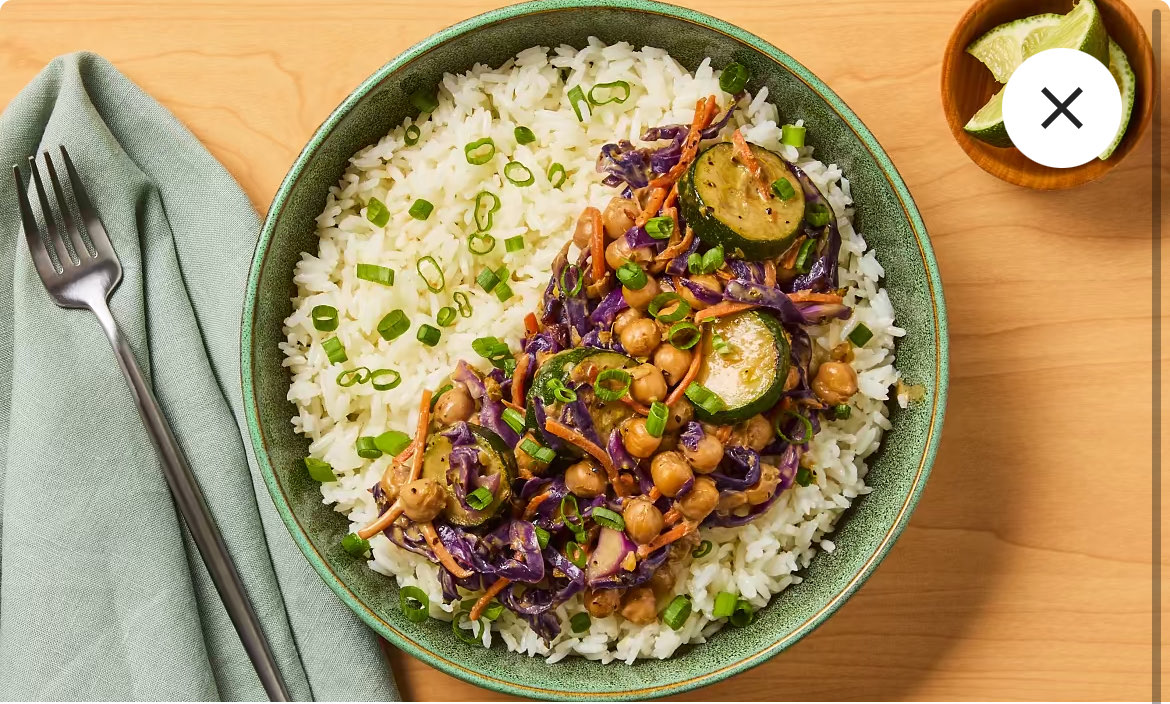 Hello Fresh Vegan Thai Green Curry with Chickpeas: Directions, calories ...