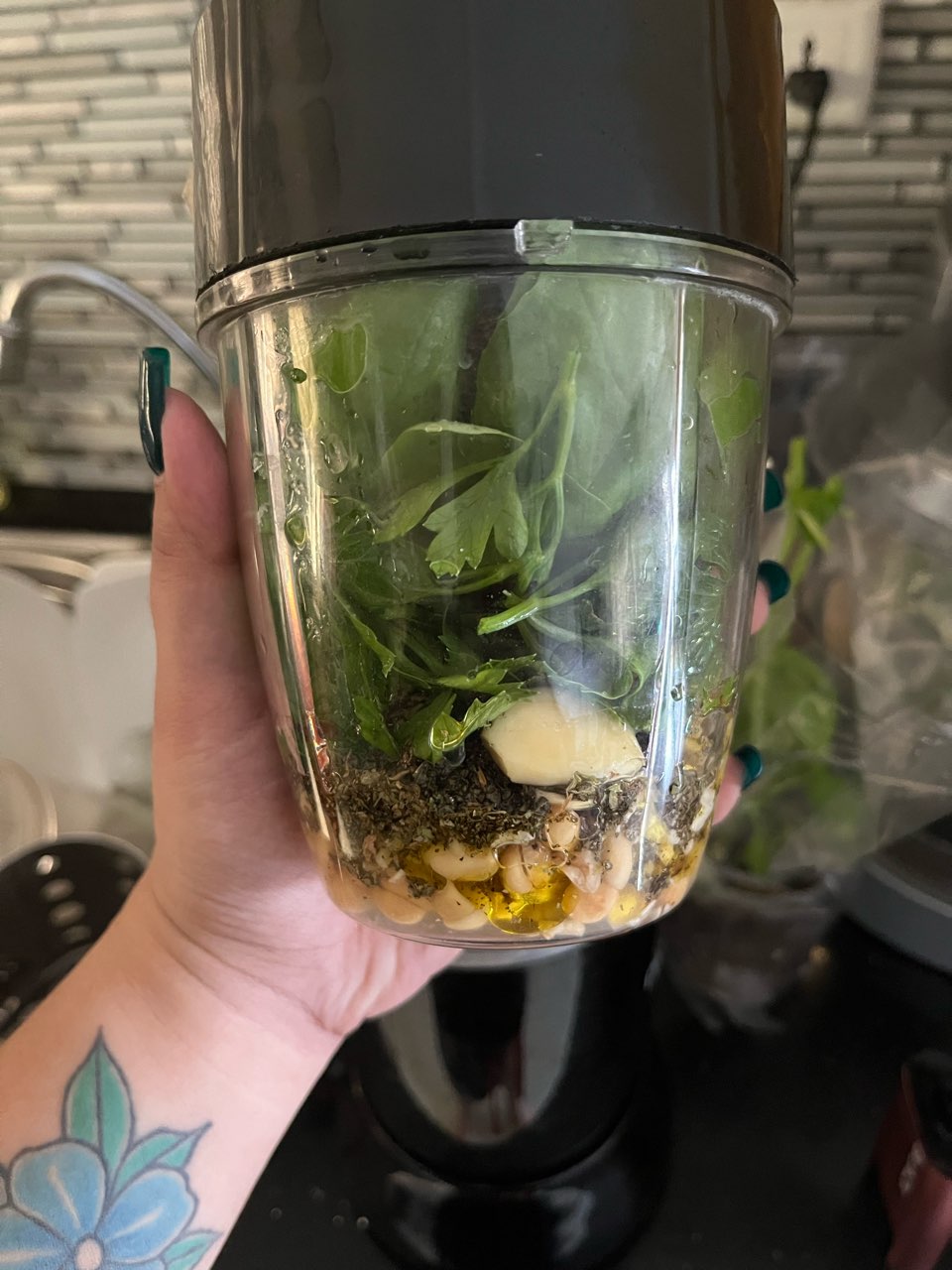 10min High Fiber Tuna Pesto Pasta: Directions, calories, nutrition ...