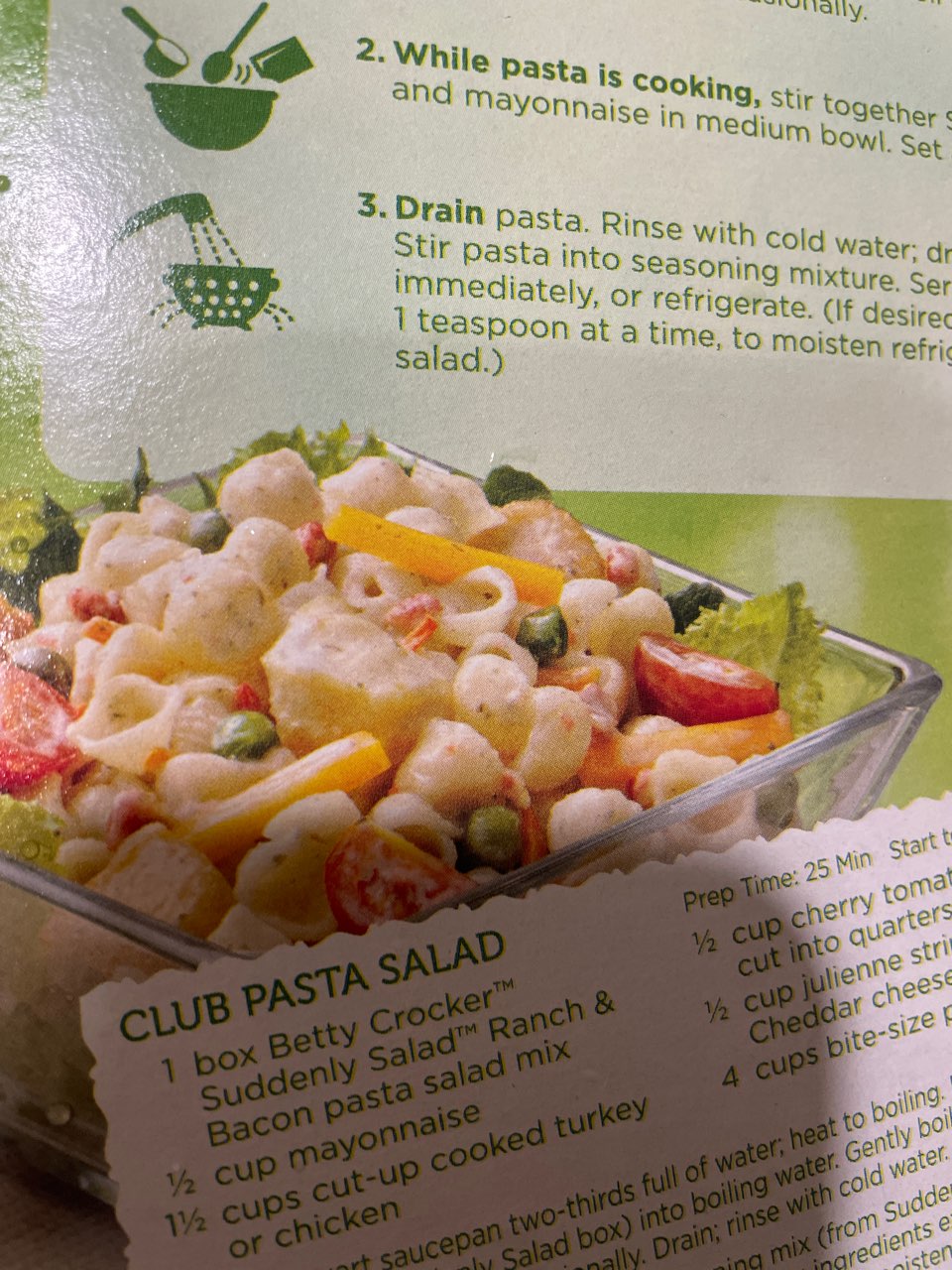 Ranch and Bacon Pasta Salad: Directions, calories, nutrition & more ...