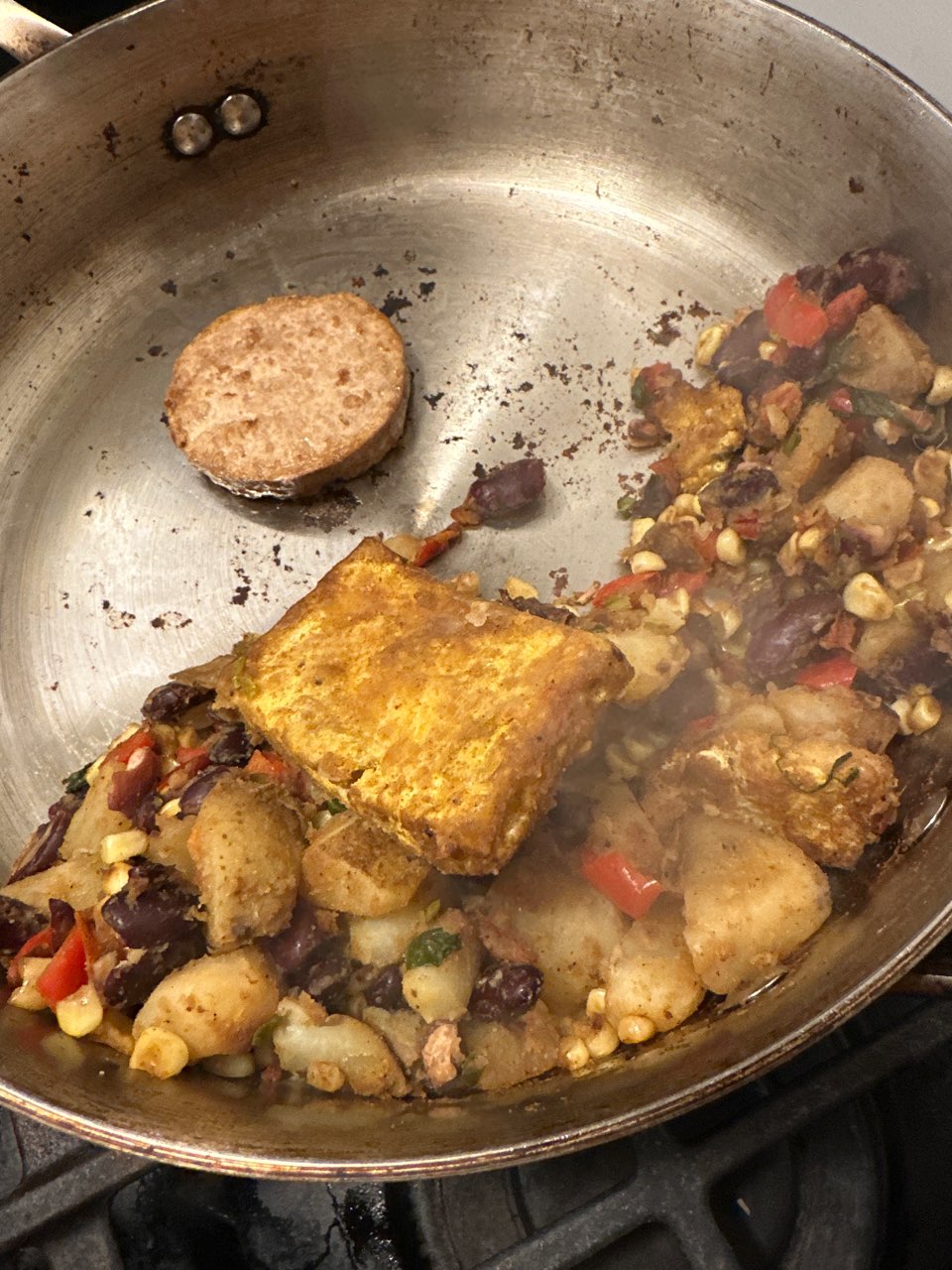potato hash with tofu: Directions, calories, nutrition & more | Fooducate