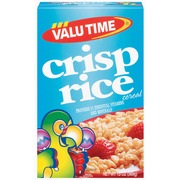 Valu Time Cereal,Crisp Rice: Calories, Nutrition Analysis & More ...